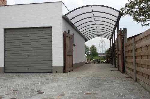 Carport met gebogen dak | Vermocarports